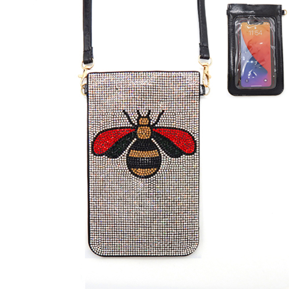 BAG7589 BKBEE FASHIONISTA CRYSTAL RHINESTONE STUDDED CROSSBODY TOUCH ...