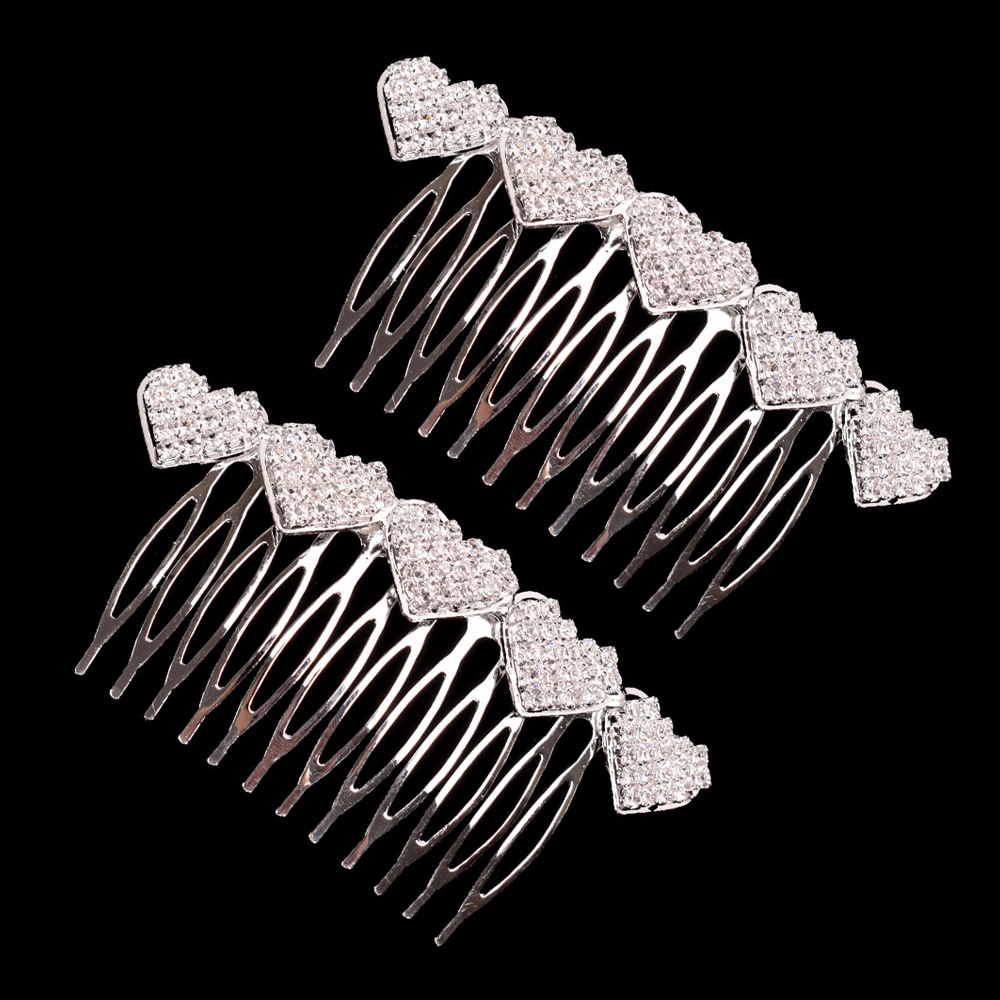 HCY10553 S HEART SHAPE RHINESTONE HAIR COMB - 10/09 New Arrivals ...
