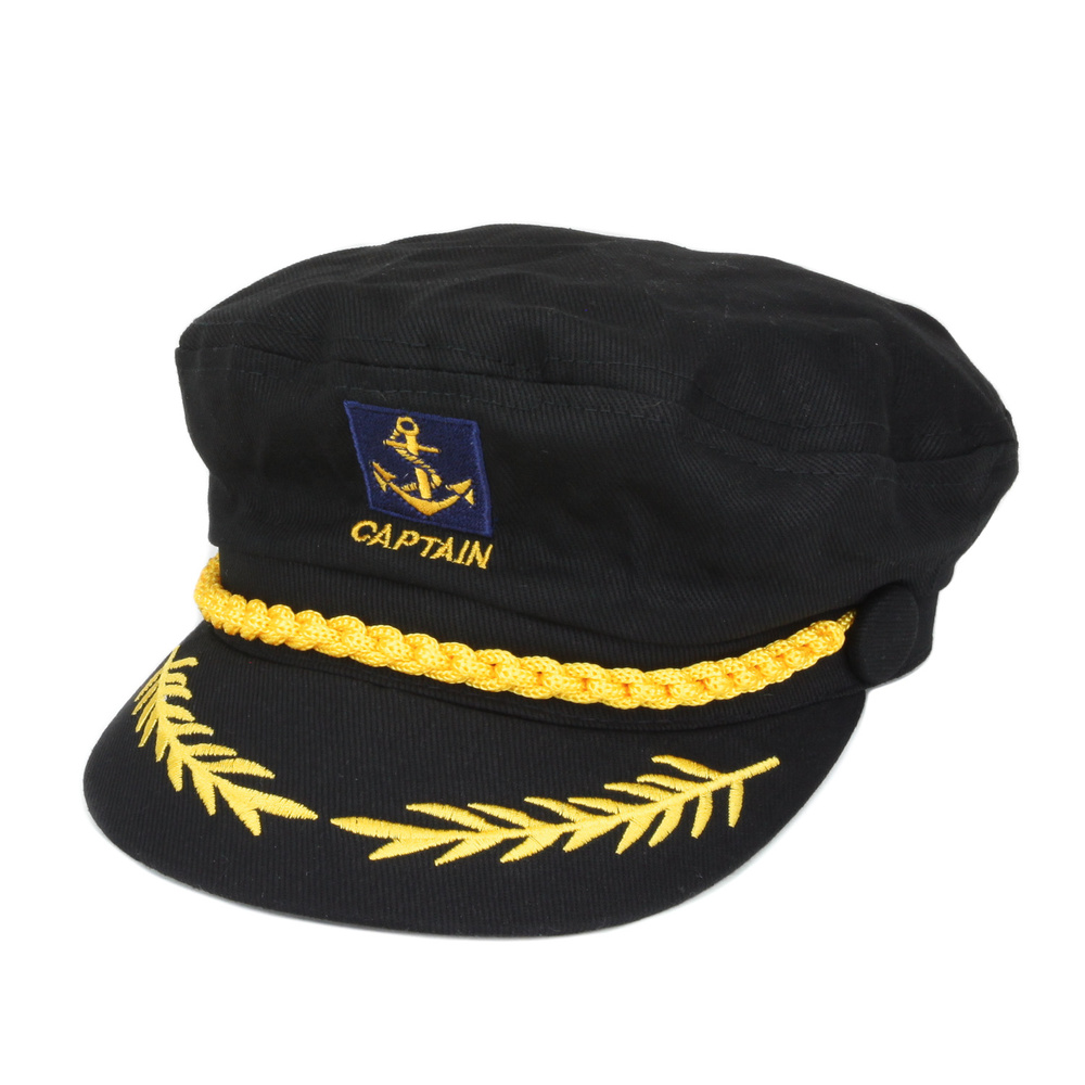 HTC984 BK ANCHOR YACHT CAPTAIN SEA HAT MEN - Casual - Caps