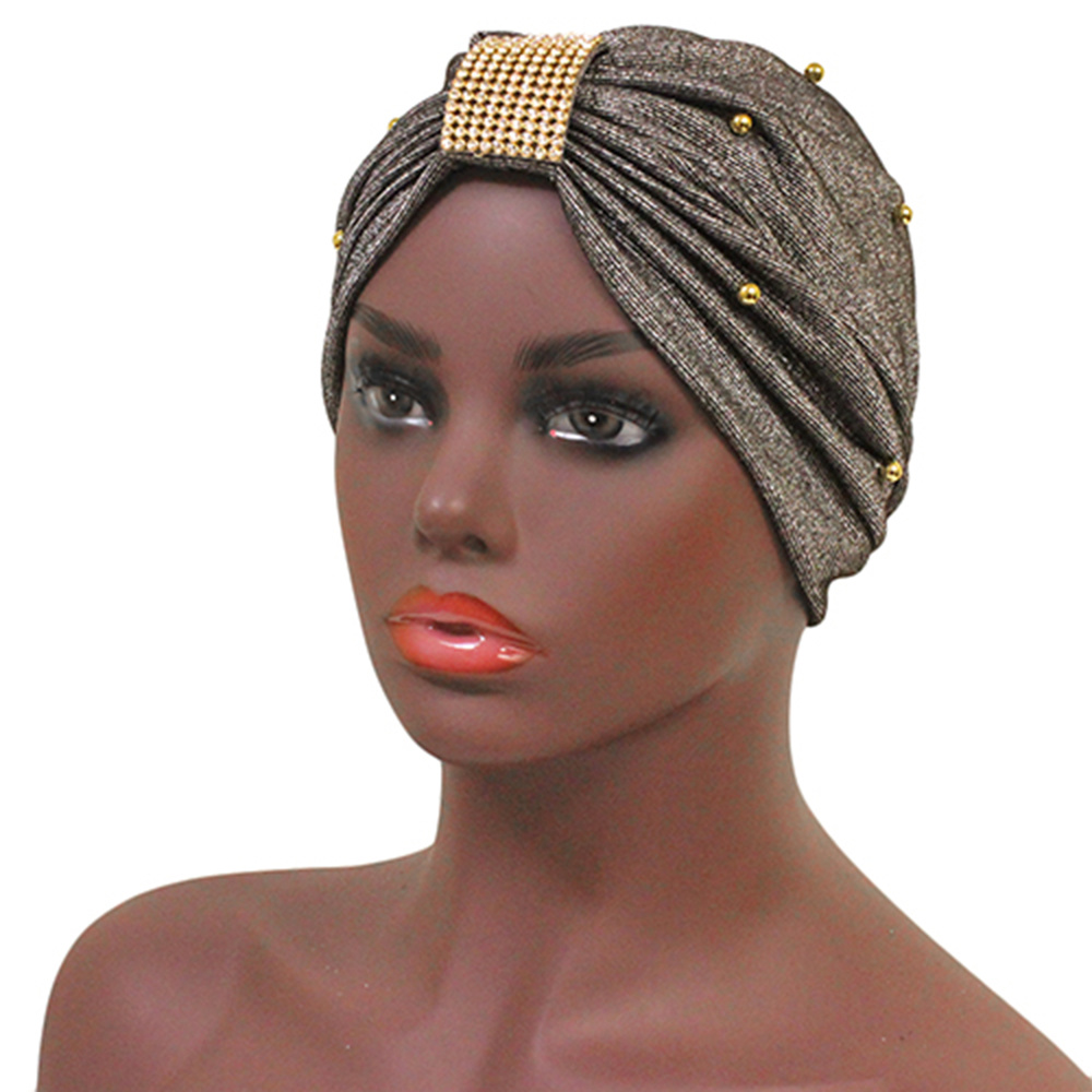 S4166 SV TURBAN W/ RHINESTONES - Fashion - Head Wraps & Turban